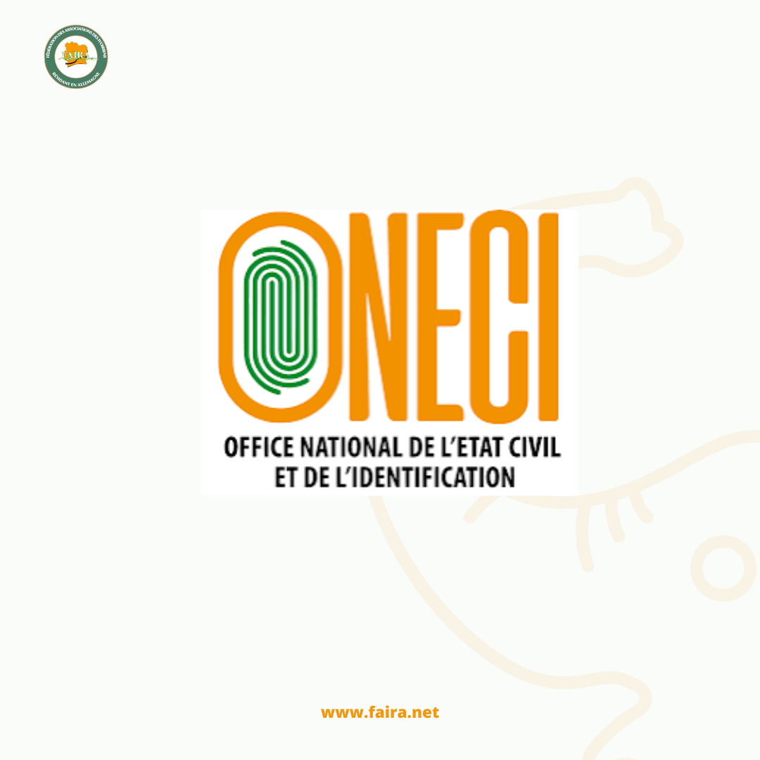 INFO ONECI – Fédération des Associations des Ivoiriens Résidant en Allemagne